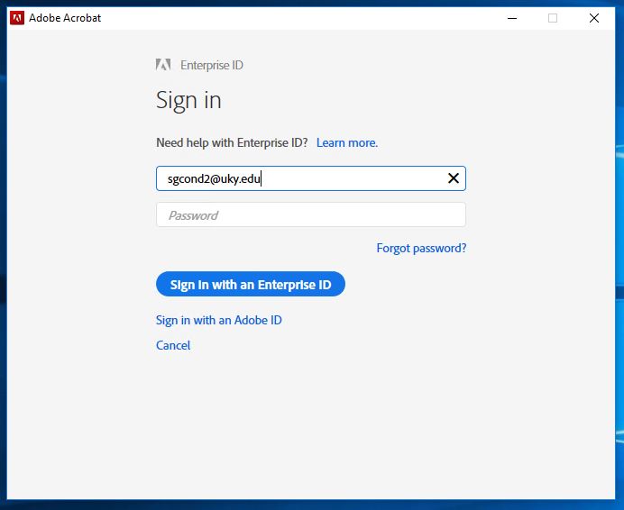 Licensing Preinstalled Adobe Products | College of Arts & Sciences